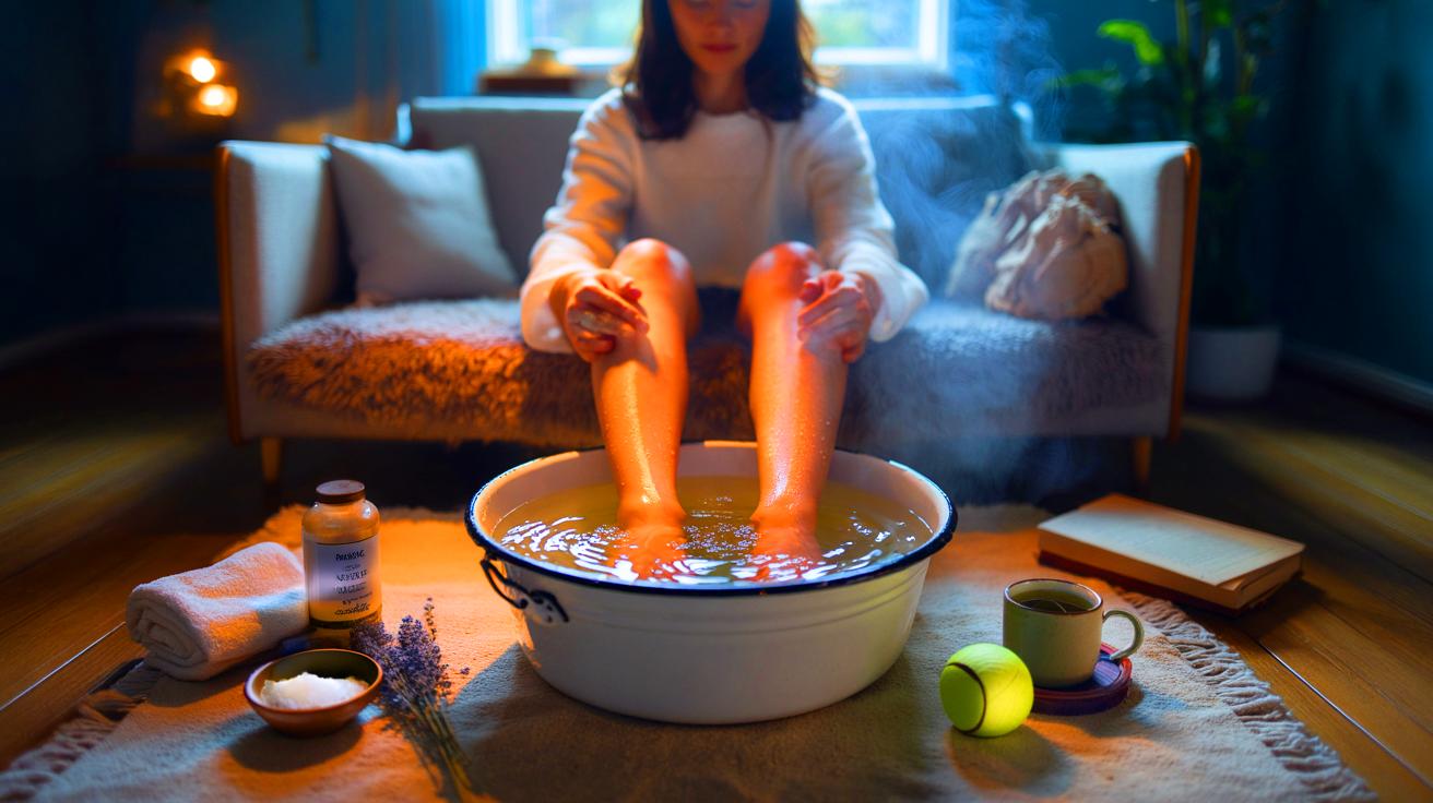 Salt foot bath: the unexpected benefits women are loving