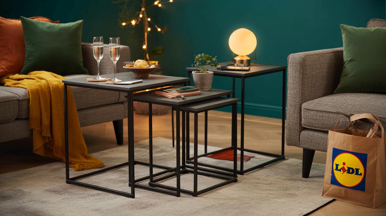Brits rush for Lidl’s £17.99 four-piece side table set: each holds 10kg ...