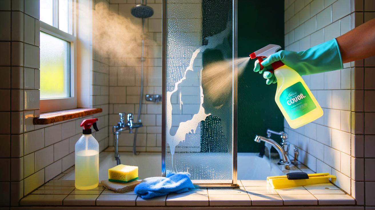 Brits spend 62 minutes scrubbing shower glass: could 1 tsp washing-up ...