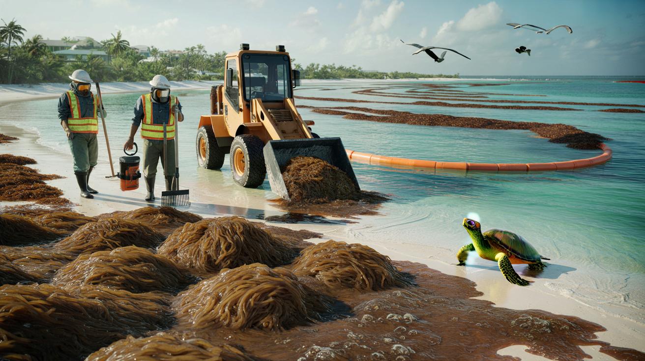 Live on the Atlantic rim? 37.5m tonnes, 8,800 km of sargassum and toxic ...