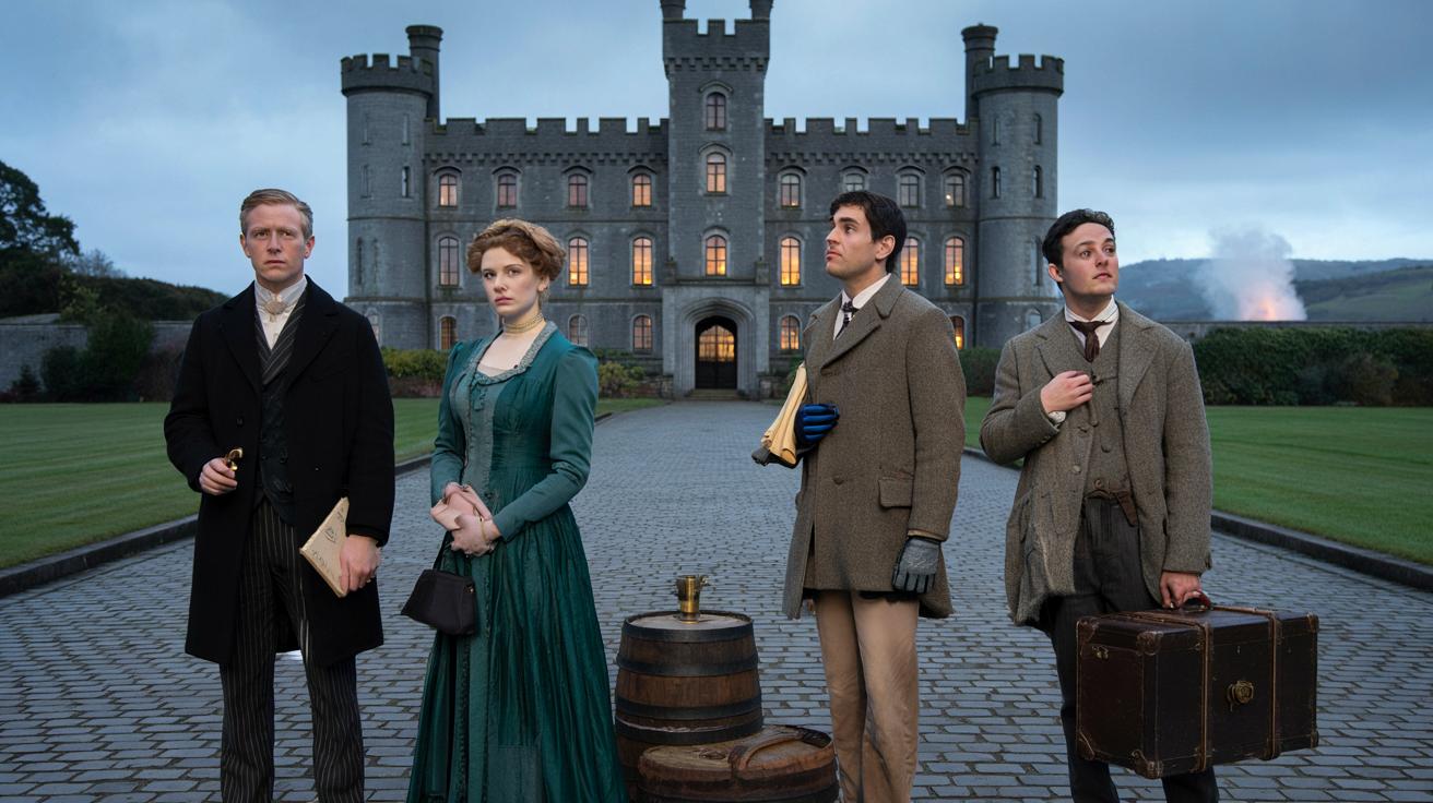 Netflix turns a Welsh castle into the Guinness home: will you spot 8 ...