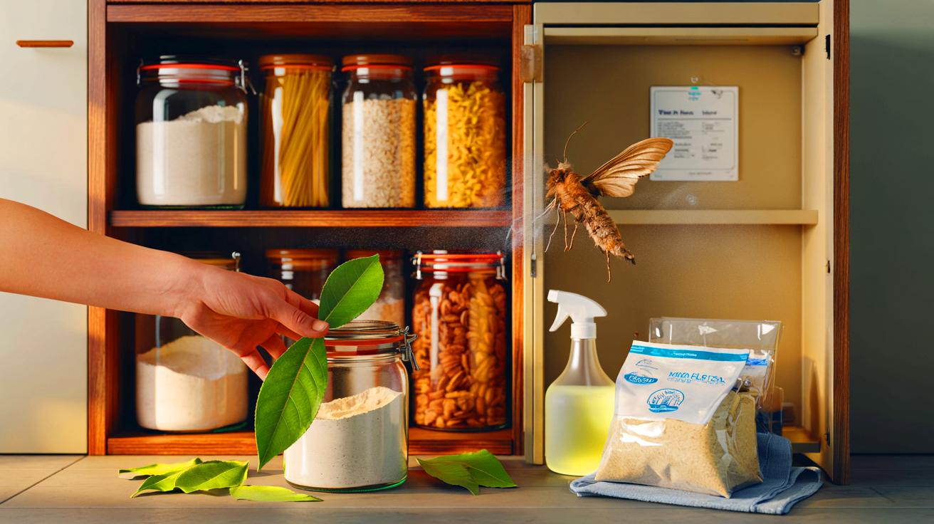 Pantry moths in your cupboards? 3 bay leaves, 24 hours in the freezer ...