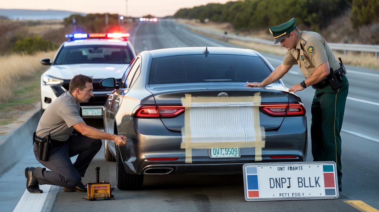 Pulled over for a paper plate: would your car pass? 1 driver, 1 DIY fix ...