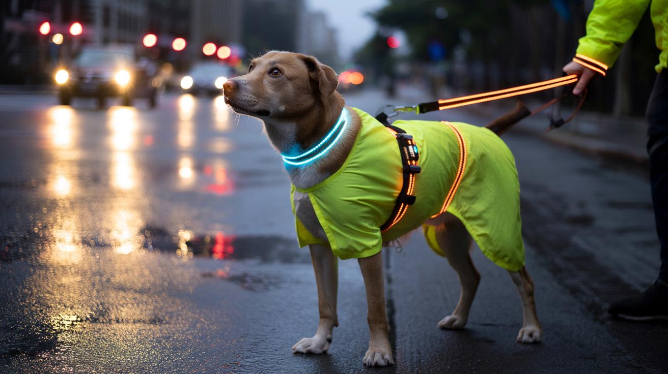 Your dog vs the dark: 3 LED light modes, £4.99 collars and a £6.99 coat ...