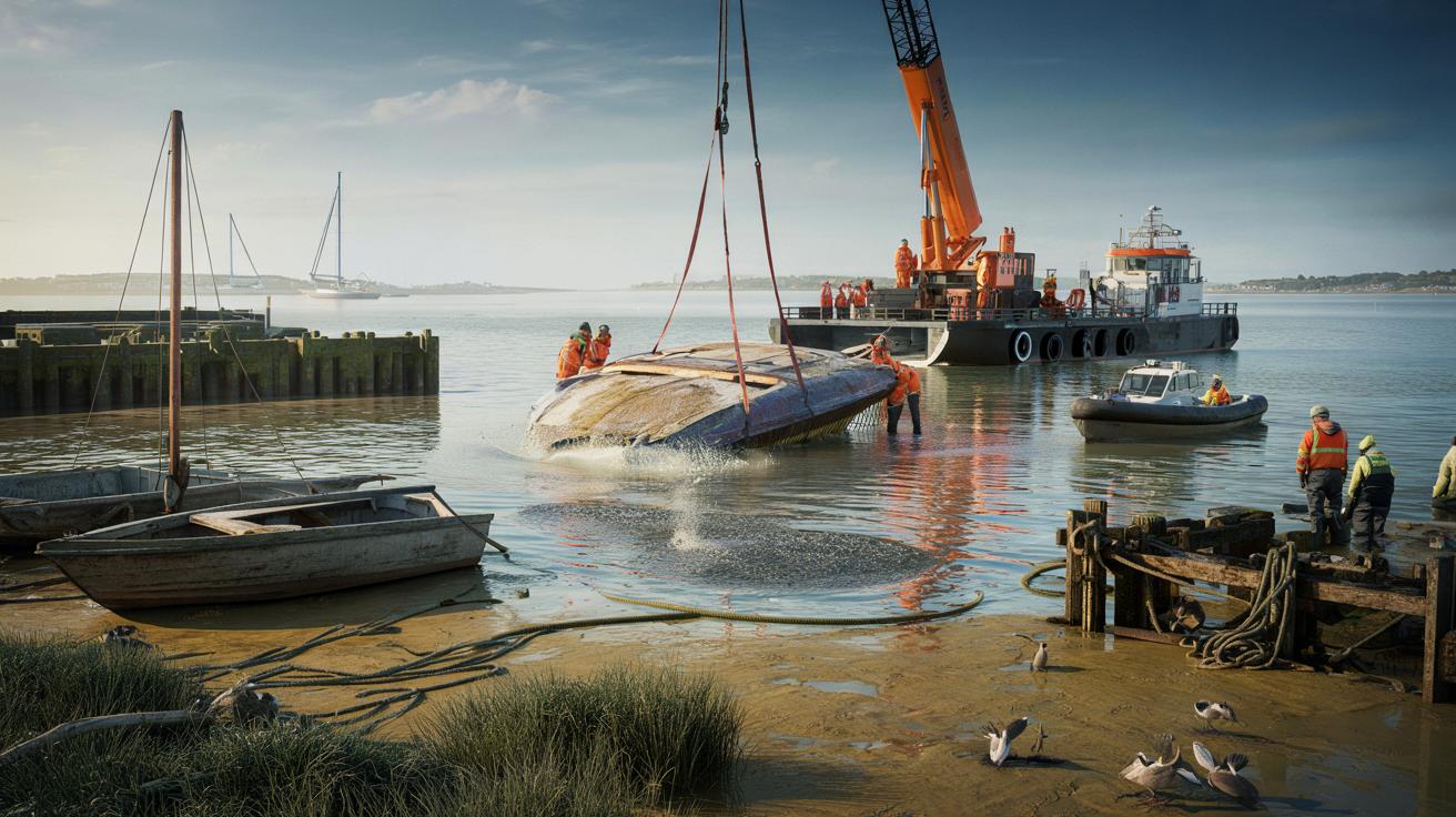 Your harbour at risk: how 120 ghost boats were lifted from Langstone, £ ...